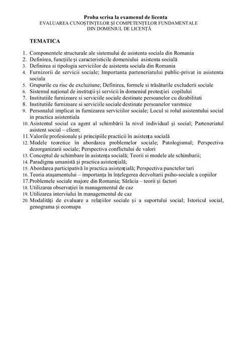 PDF 2011 Tematica Examenului Teoretic De Licenta DOKUMEN TIPS