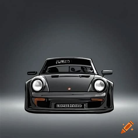Porsche Rwb With Racing Car Decal Reknown On Craiyon