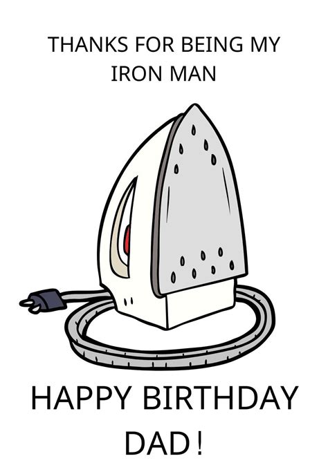 Daddy Birthday Card Printable