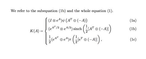 Numbering Subequations And Array In Braces Tex Latex Stack Exchange