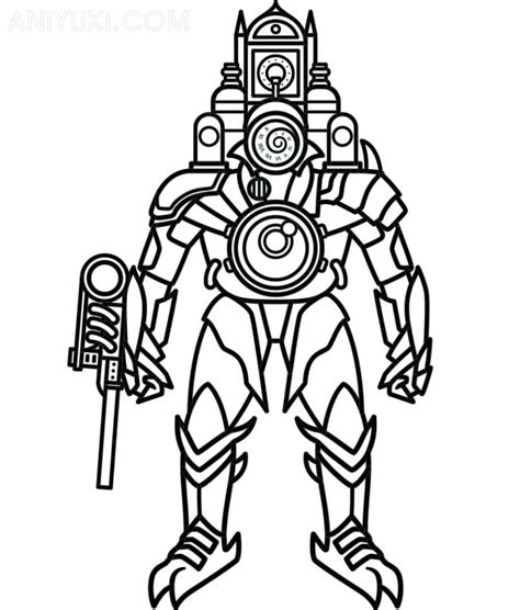 Skibidi Toilet Coloring Pages AniYuki