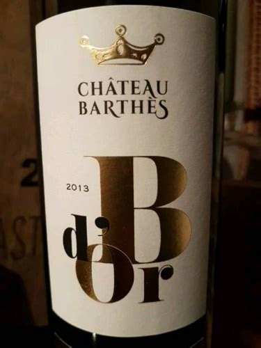 Château Barthes B d Or Bandol Rouge Vivino US