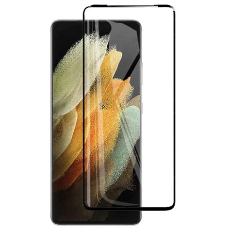 Köp 5D Härdat glas skärmskydd Samsung Galaxy S21 Ultra