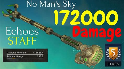 NEW RECORD 172000 DAMAGE S CLASS STAFF MULTITOOL No Man S Sky
