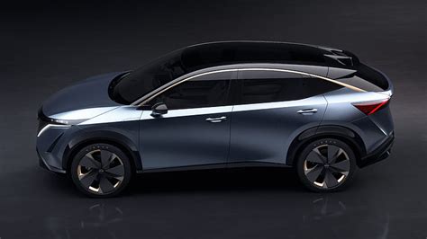 Hd Wallpaper Nissan Nissan Ariya Blue Car Electric Car Suv
