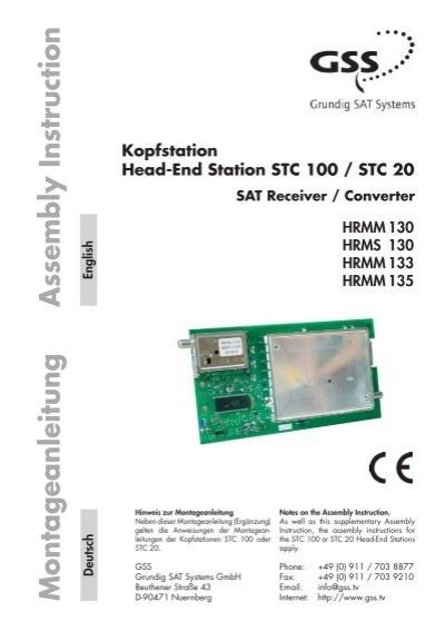 Montage Anleitung Assembly Instruction