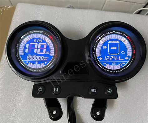 Para YAMAHA RXZ Catalizador Catal 5pv YBR125 YBR 125 Medidor Digital