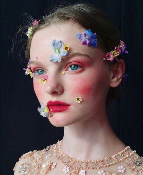 Pin By Kasia On Patrycja SPK In 2022 Flower Makeup Persephone Makeup