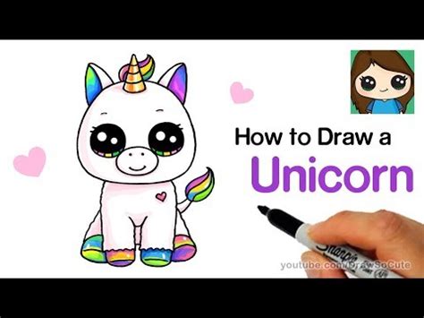 Easy Cute Unicorn Pictures To Draw Bruin Blog