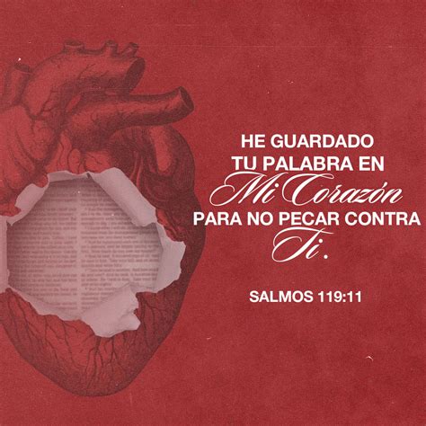 Salmos 119 11 En mi corazón he guardado tus dichos Para no pecar