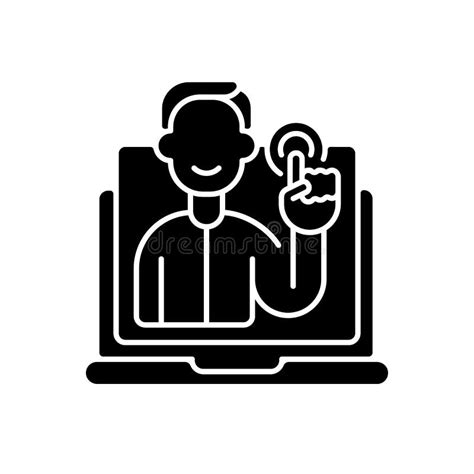 Icono Del Diseño De La Interacción Ejemplo Del Vector Ilustración del
