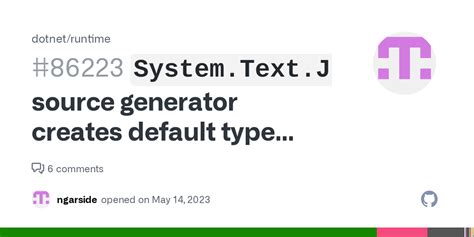 `system text json` source generator creates default type converters for properties with