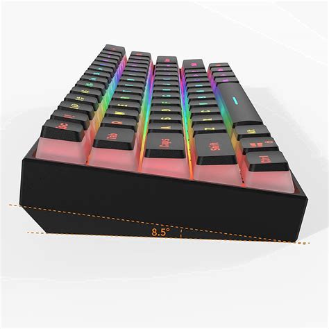Gk Gamakay Mk Wired Mechanical Keyboard Keys Compact Keyboard