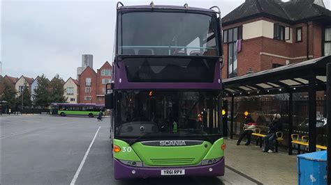 Full Kickdowns Maxed Out Ipswich Buses Scania N230UD OmniCity Route