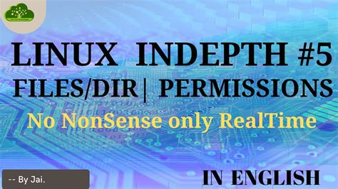 linux files and directory management permissions in linux youtube