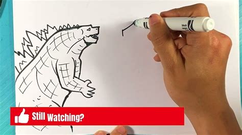 How To Draw Godzilla Vs Muto Easy Pictures To Draw Drawing Sites
