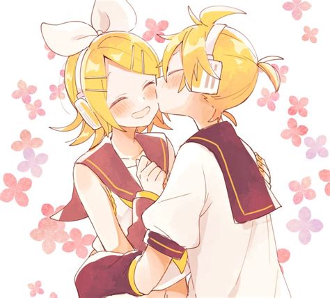 Kagamine Rin And Kagamine Len Vocaloid Drawn By Suzumi Fallxalice