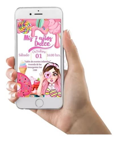 Invitacion Digital Mis Pastelitos Env O Gratis