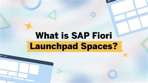 What Is Sap Fiori Launchpad Spaces Youtube
