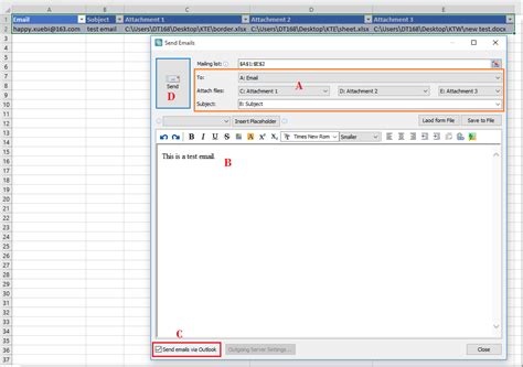 how to send email with multiple attachments attached in excel