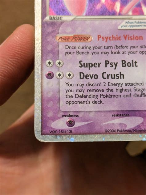 Pokemon Card Mew Ex Holon Phantoms 100 110 Ultra Rare HOLO EBay