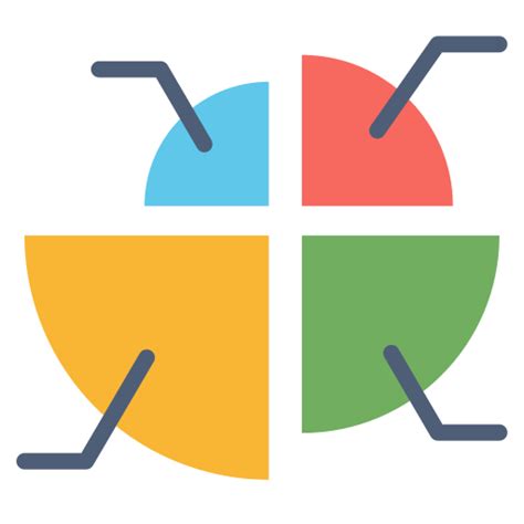 Icono de Gráfico circular Kosonicon Flat