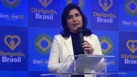 Leia a íntegra do discurso de Simone Tebet em apoio a Lula para o