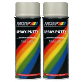 Motip Spuitplamuur 2 Stuks Spray Putty Sneldrogend Voor Hout