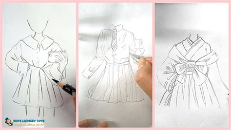 Hướng dẫn cách vẽ quần áo anime đơn giản và chi tiết