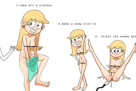 Rule 34 Anus Ass Blonde Hair Breasts Censored Female Female Only Injection Leni Loud Nipples