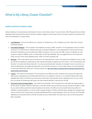 Advanced Liferay Architecture Clustering And High Availability PDF
