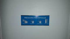 Placa Precauções e Isolamentos Kit Trilho e Placa placa para hospital