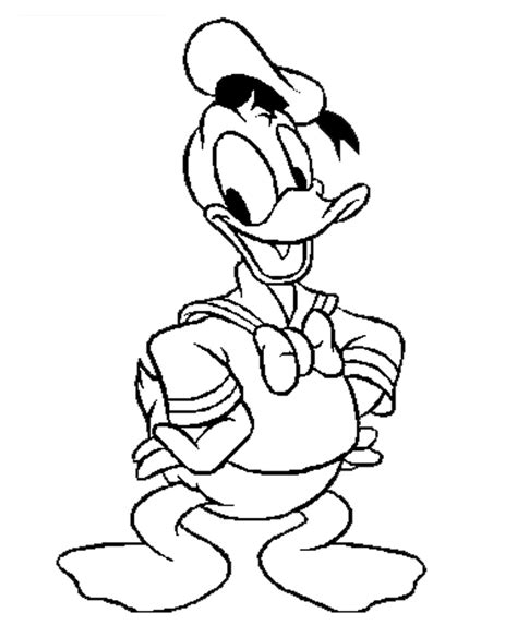 Desenhos Do Pato Donald Para Colorir Imagens Para Colorir