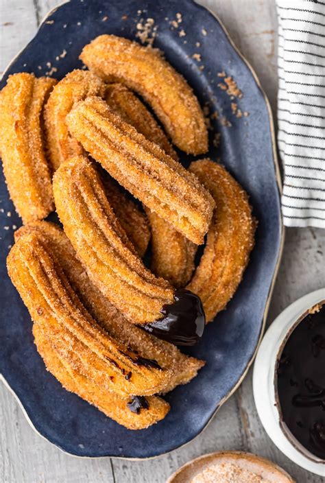 Receta fácil de churros con salsa de chocolate Churros sin gluten