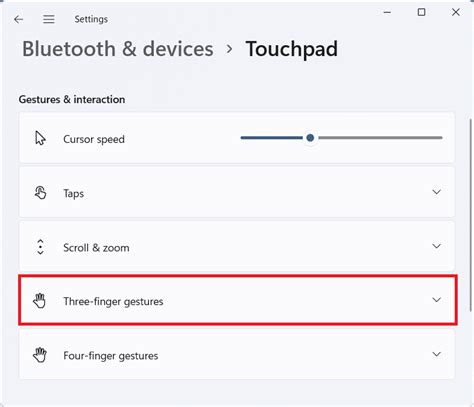 Cómo deshabilitar los gestos del panel táctil en Windows 11