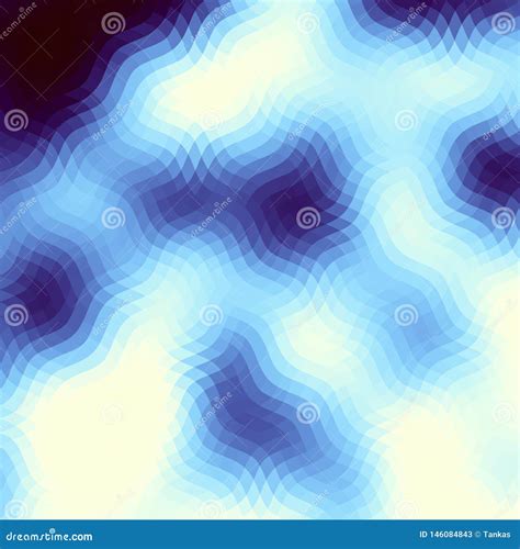 Modelo Abstracto Ondulado Geom Trico Fondo Cuadrado Poligonal