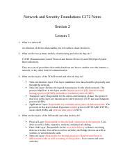 Networks C Network And Security Foundations Western Governors