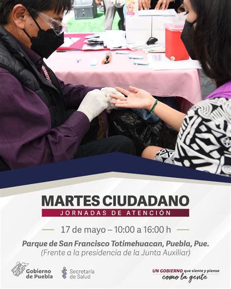 Reanuda Secretaría de Salud Martes Ciudadano en Totimehuacan