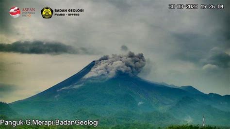 UPDATE Aktivitas Gunung Merapi Senin 10 April 2023 Berikut Hasil