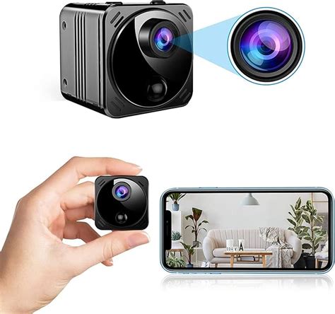 SIKVIO Mini Kamera 4K HD WLAN Überwachungskamera Live Übertragung Handy