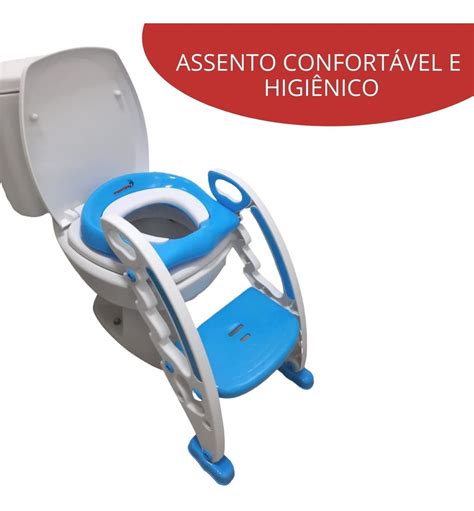 Assento Redutor Infantil Escada Para Vaso Sanitário VOLP MAGAZINE