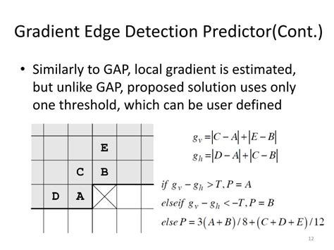 ppt gradient edge detection predictor for image lossless compression powerpoint presentation