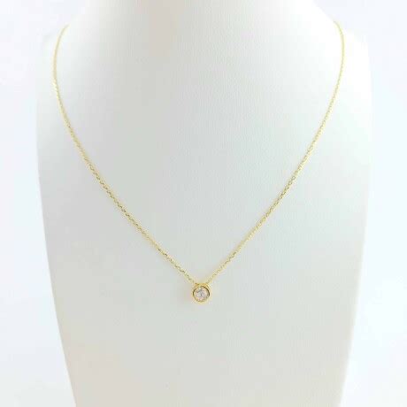 Conjunto De Cadena Y Dije De Oro 18 Ktes PUNTO DE LUZ Veroca Joyas