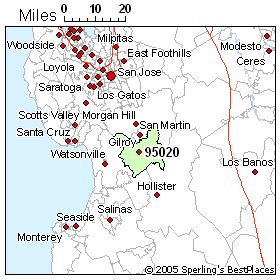 Gilroy Zip Code Map Verjaardag Vrouw