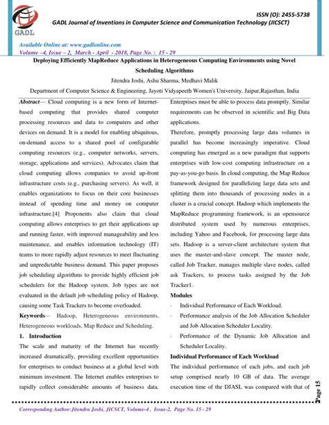 pdf deploying efficiently mapreduce applications in heterogeneous computing environments using