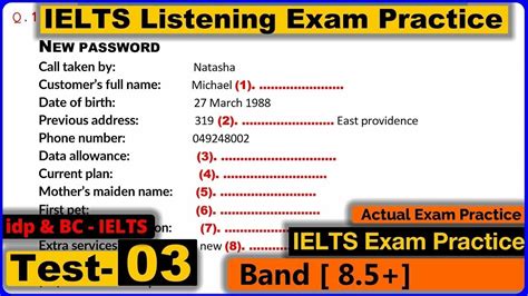 Very Hard Listening Test Bc Idp Real Ielts Listening Test
