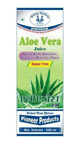 Pioneer Aloe Vera Juice Packaging Type Bottle Packaging Size 500 Ml