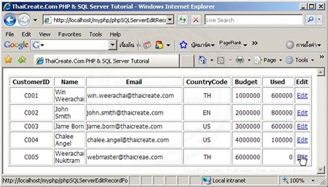 Sql Server Update Vicafinger