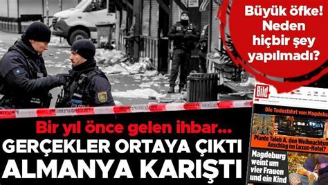 Gerçekler ortaya çıktı Almanya da öfke büyüyor Noel pazarı saldırganı