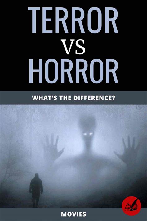 Terror Vs Horror In Film Books What S The Difference